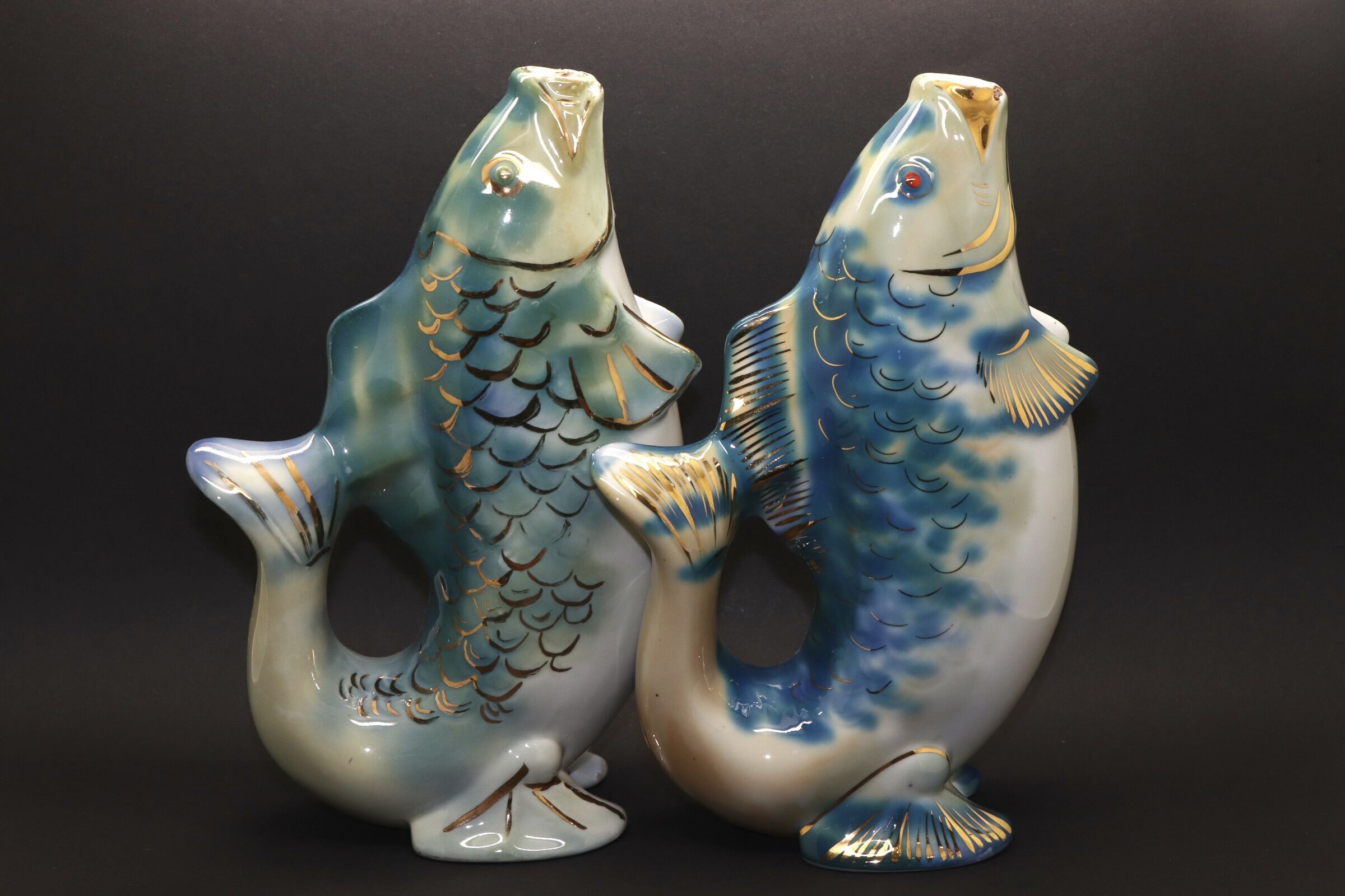 Decanters "Fish", Porcelain, Riga porcelain-faience factory, Riga ...
