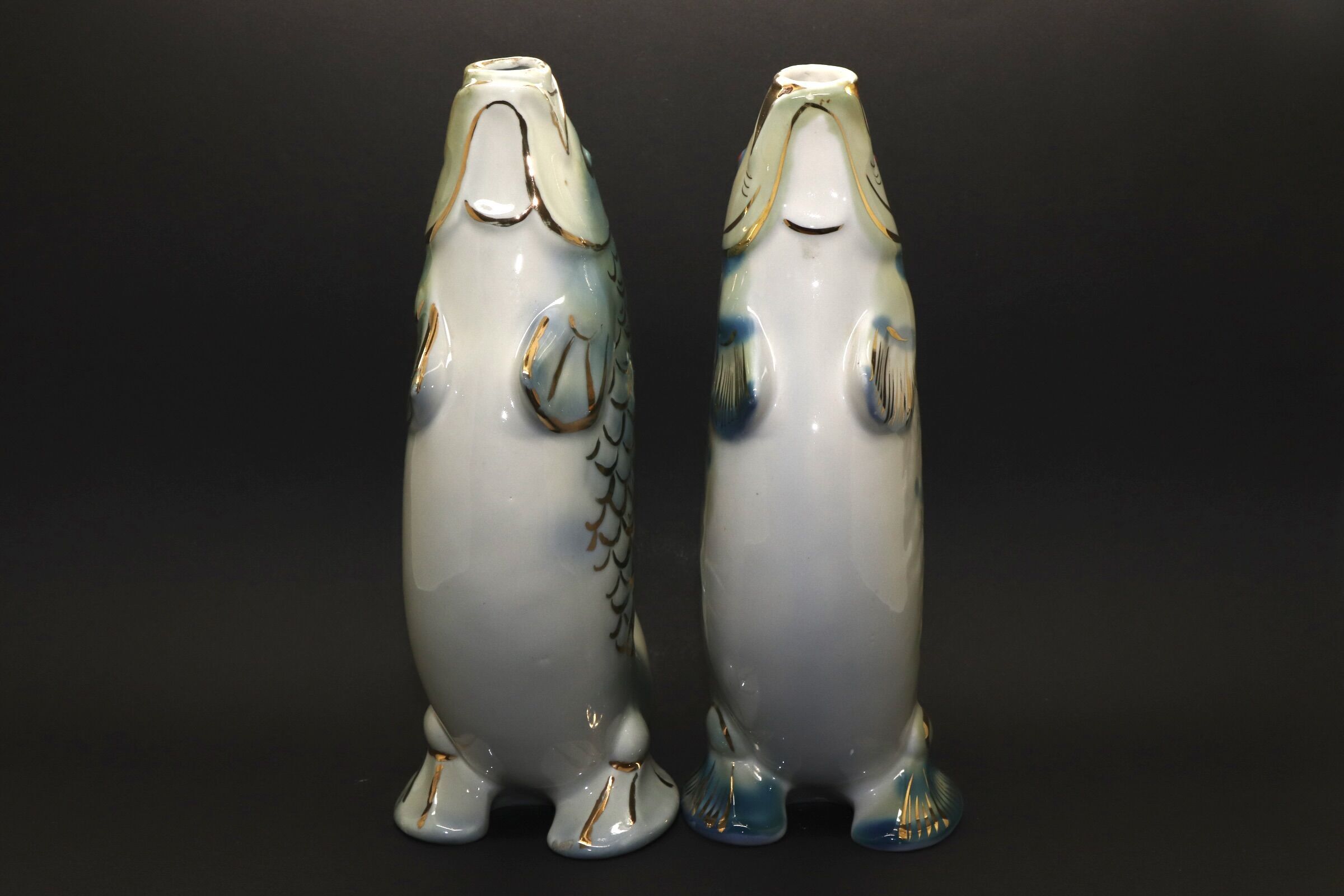 Decanters "Fish", Porcelain, Riga porcelain-faience factory, Riga ...